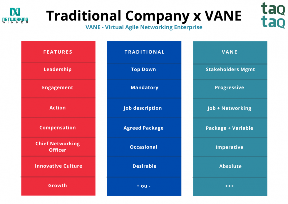 Traditional Company X VANE - Networking Winner